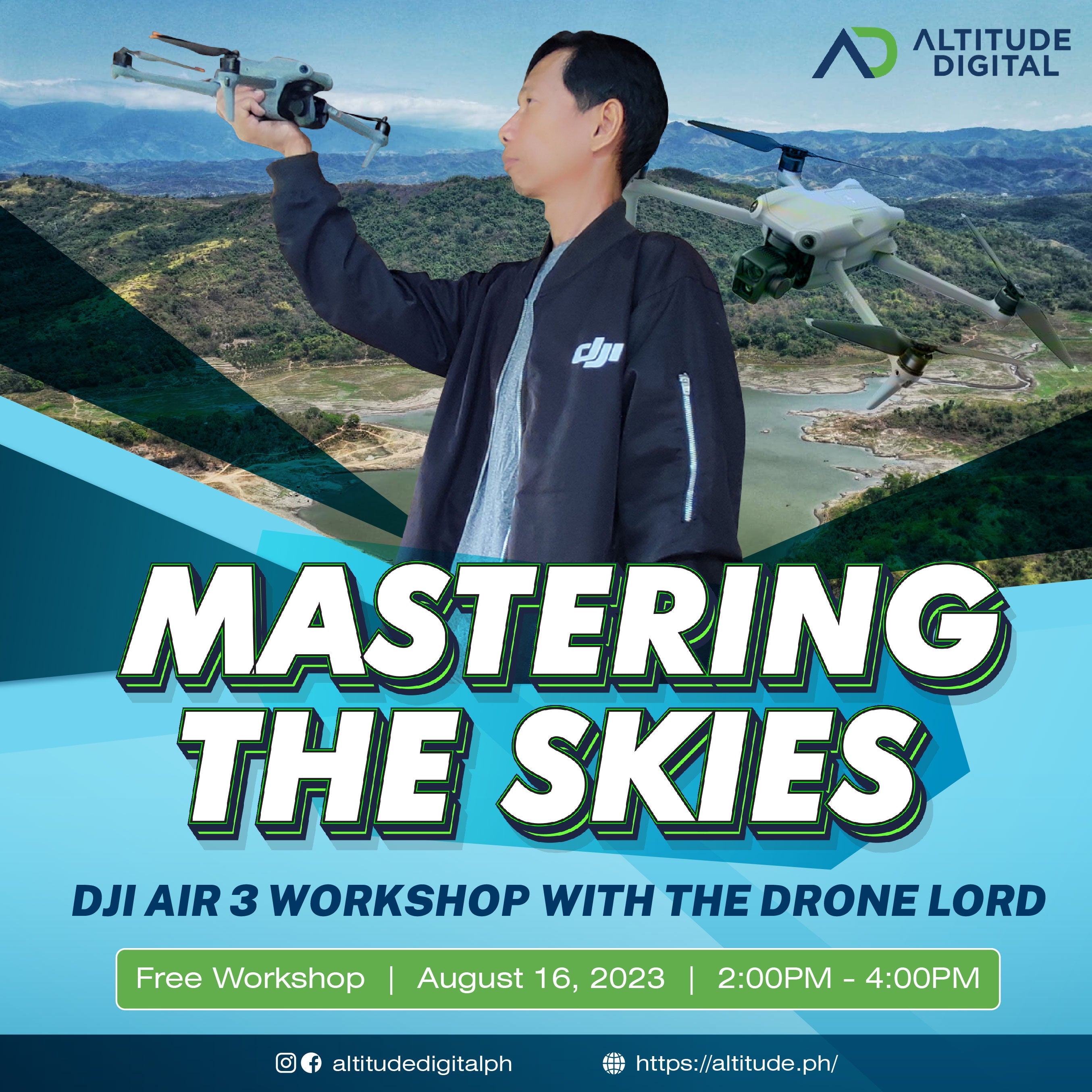 Mastering the Skies: DJI Air 3 Workshop with the Drone Lord | AUGUST 1