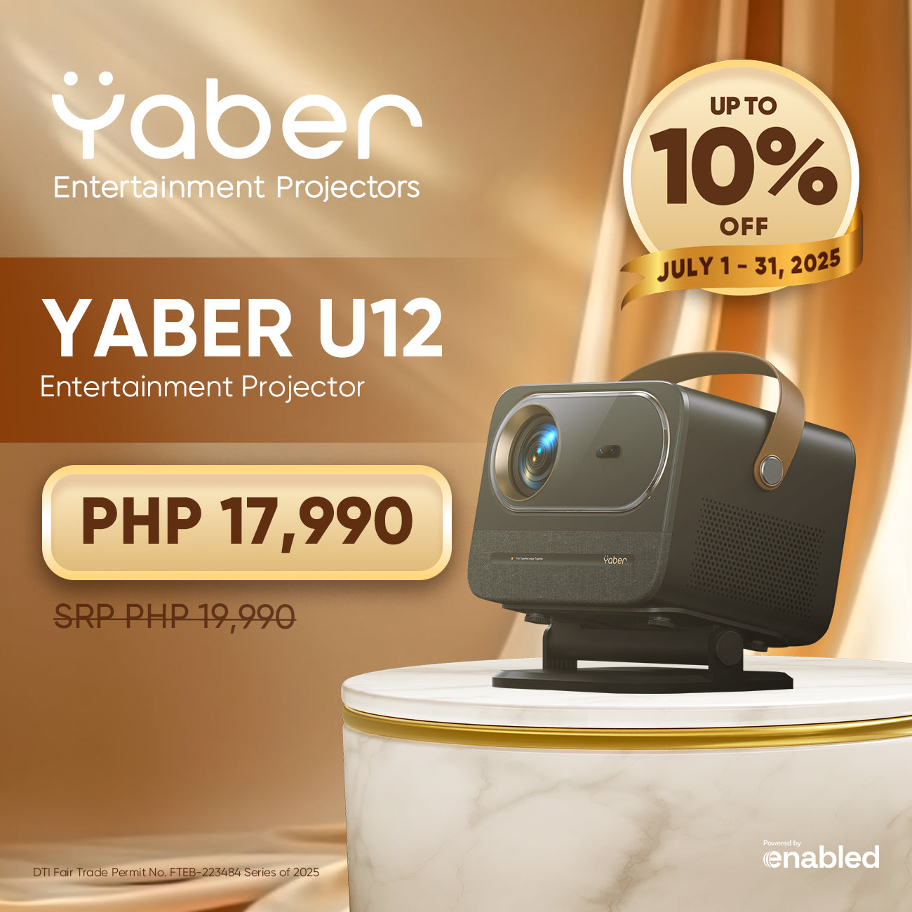 Yaber Entertainment Projector U12 - Altitude