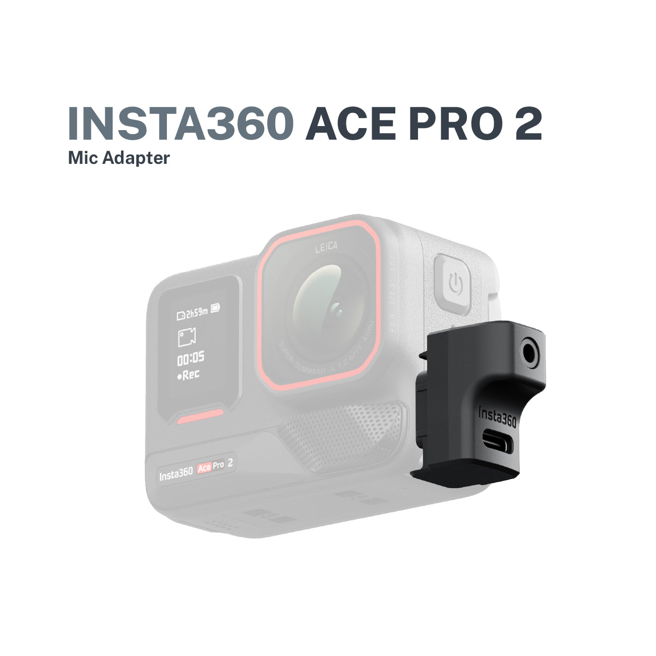Insta360 Ace Pro Mic Adapter - Altitude