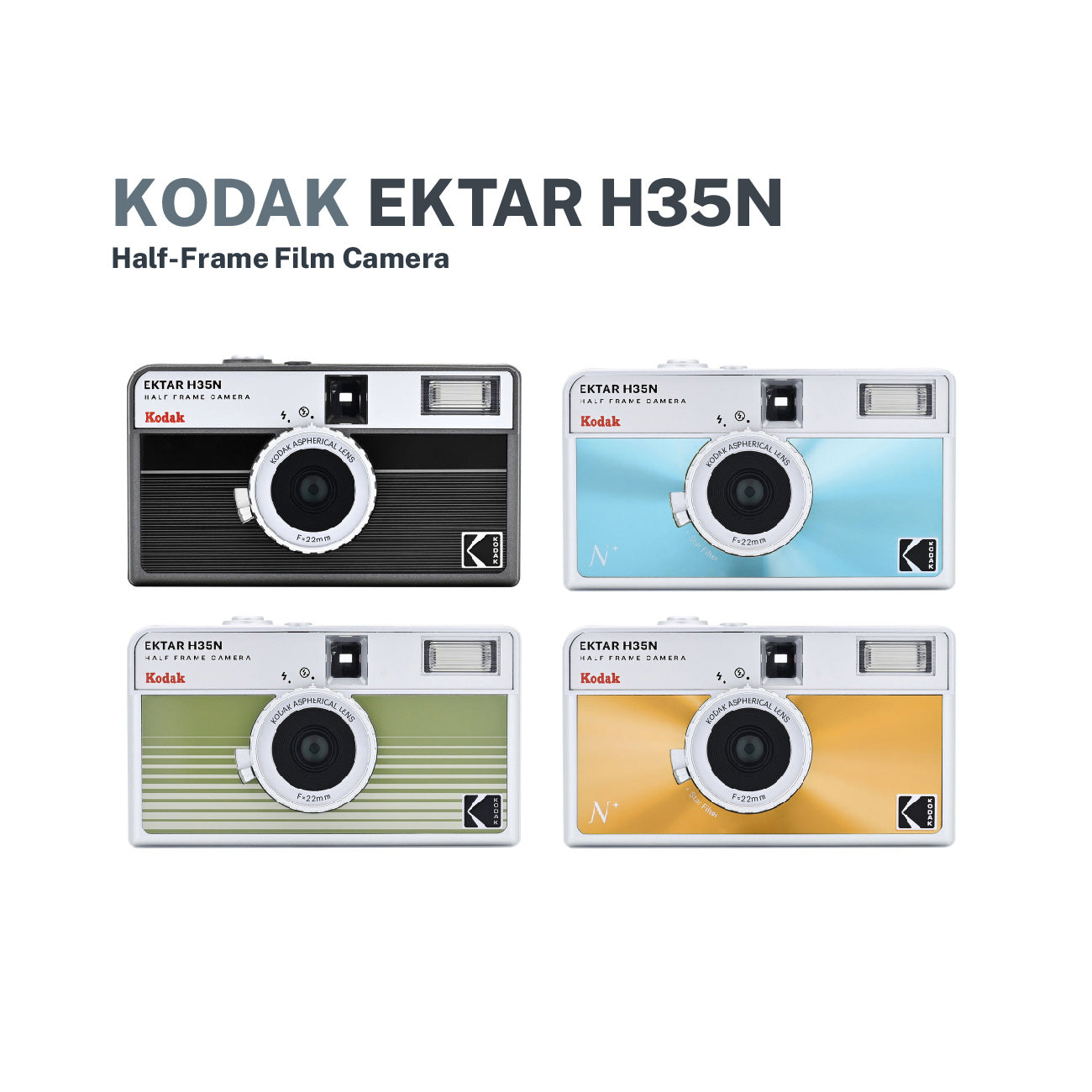 Kodak Ektar H35N Half-Frame Film Camera - Altitude
