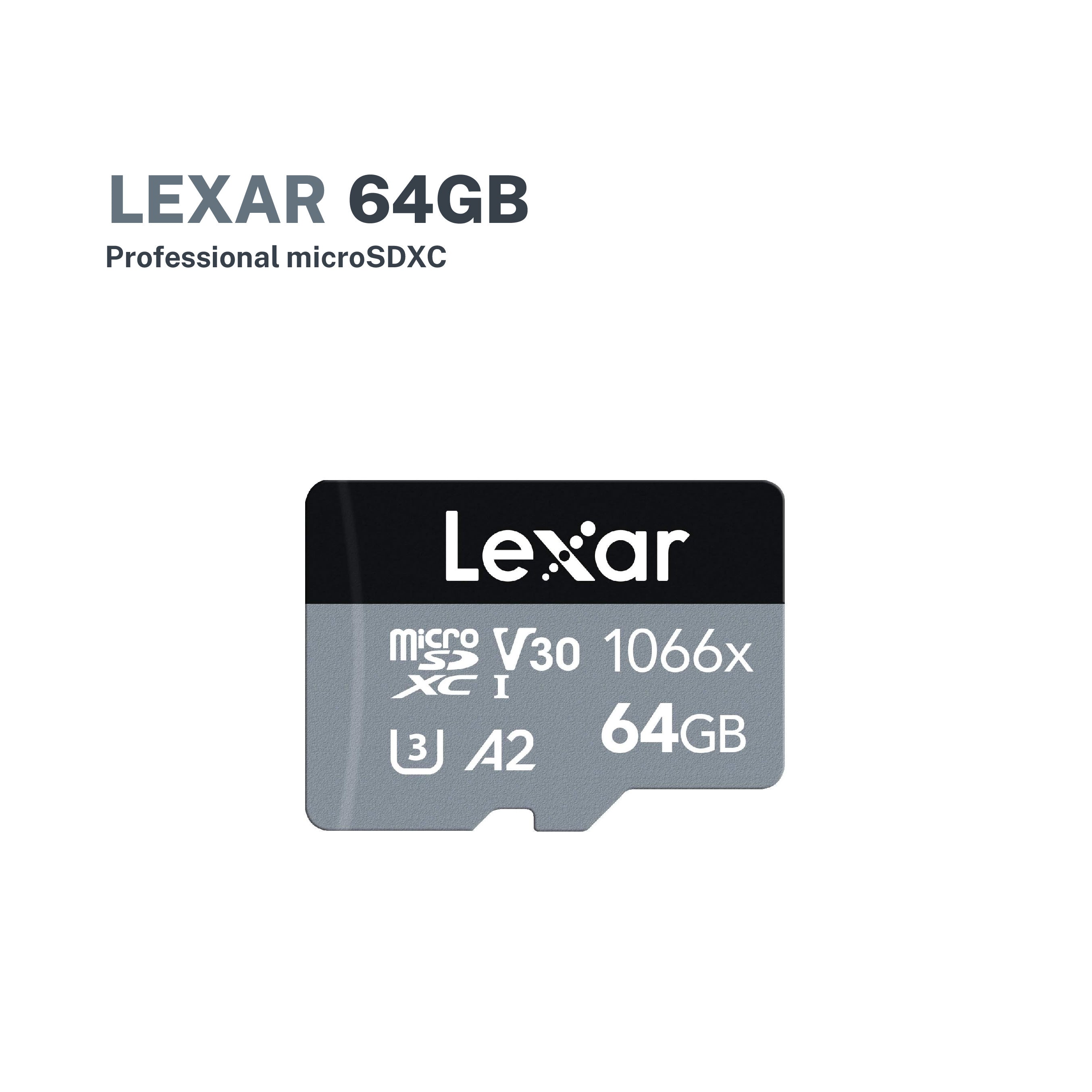 Lexar U3 V30 microSD (64GB) - Altitude
