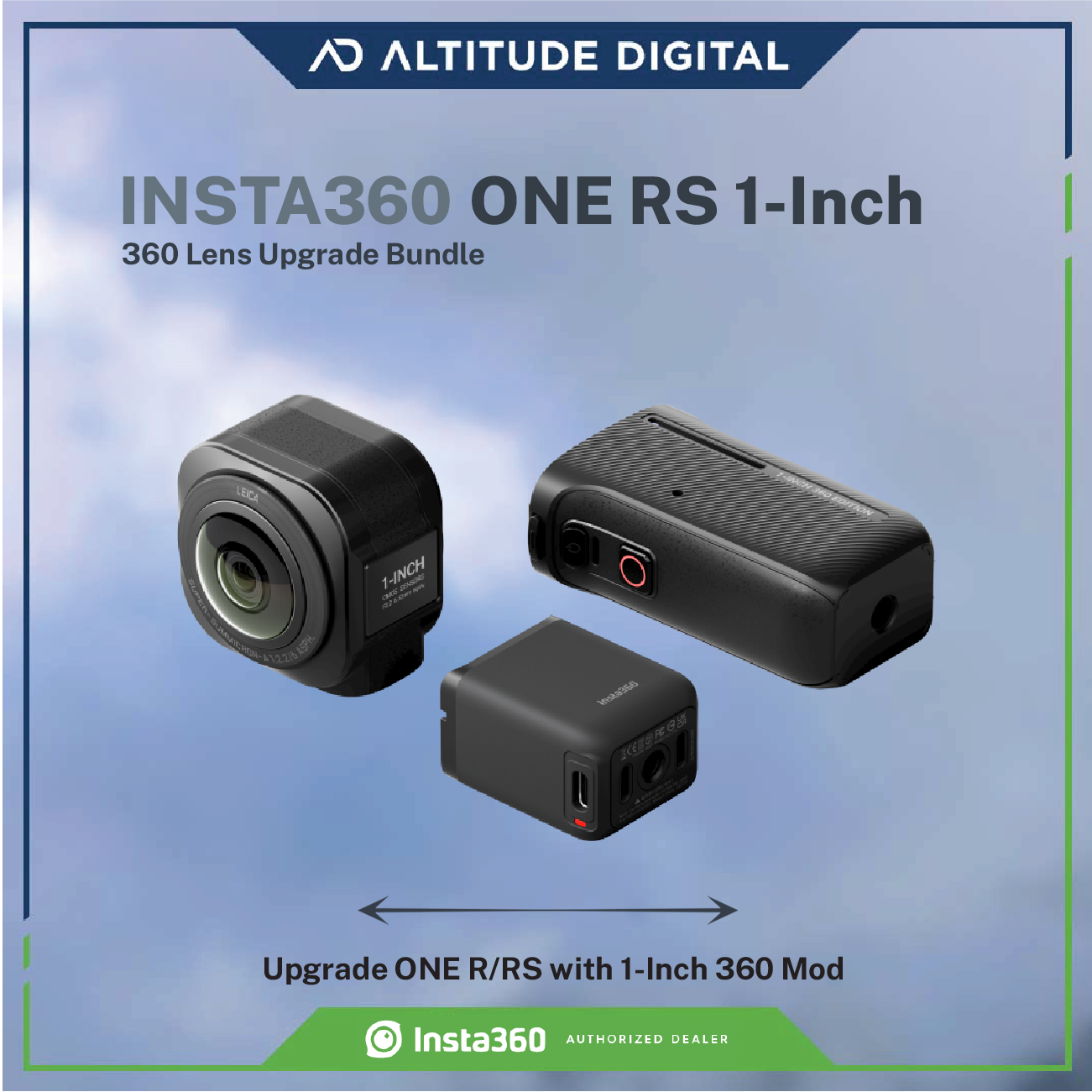 Insta360 ONE RS 1-Inch 360 Lens Upgrade Bundle