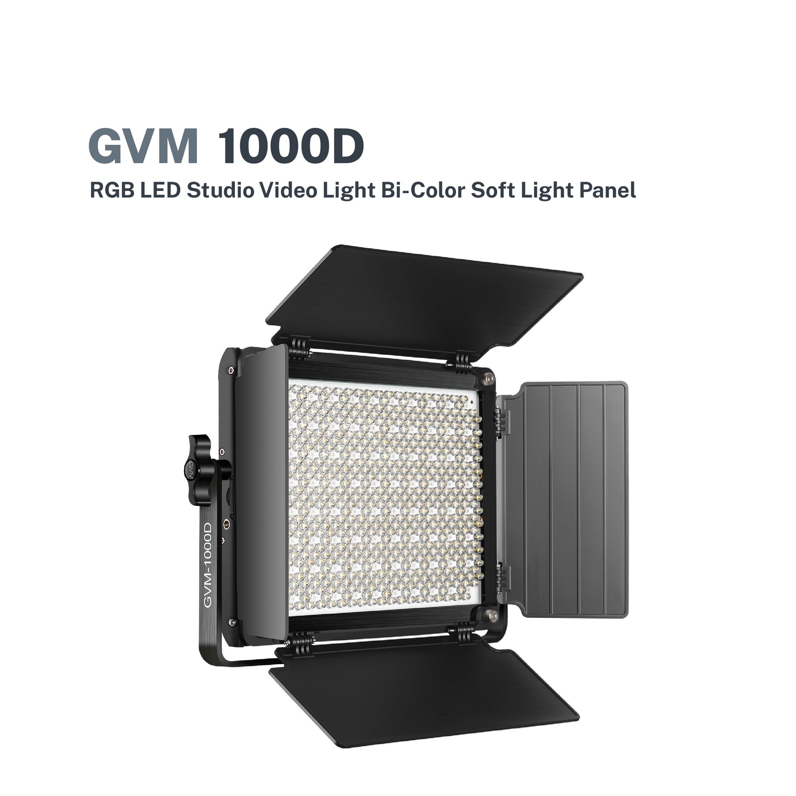 GVM 1000D RGB LED Studio Video Light Bi-Color Soft Light Panel