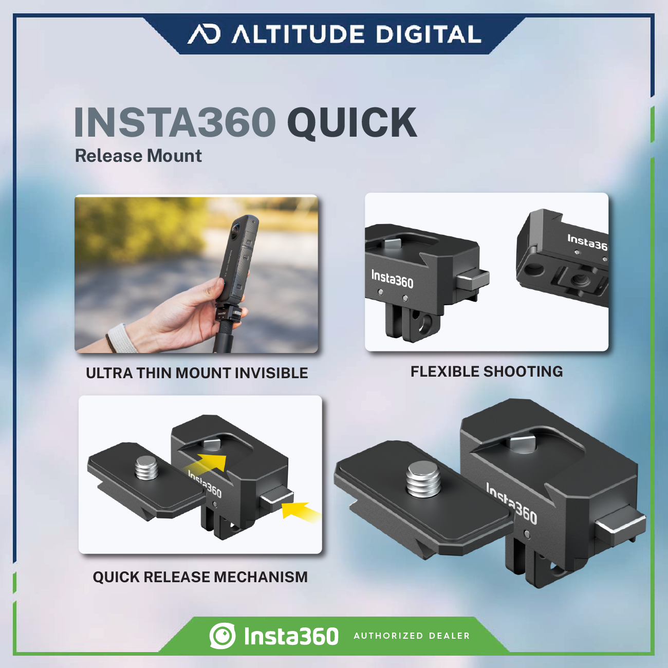 Insta360 Quick Release Mount