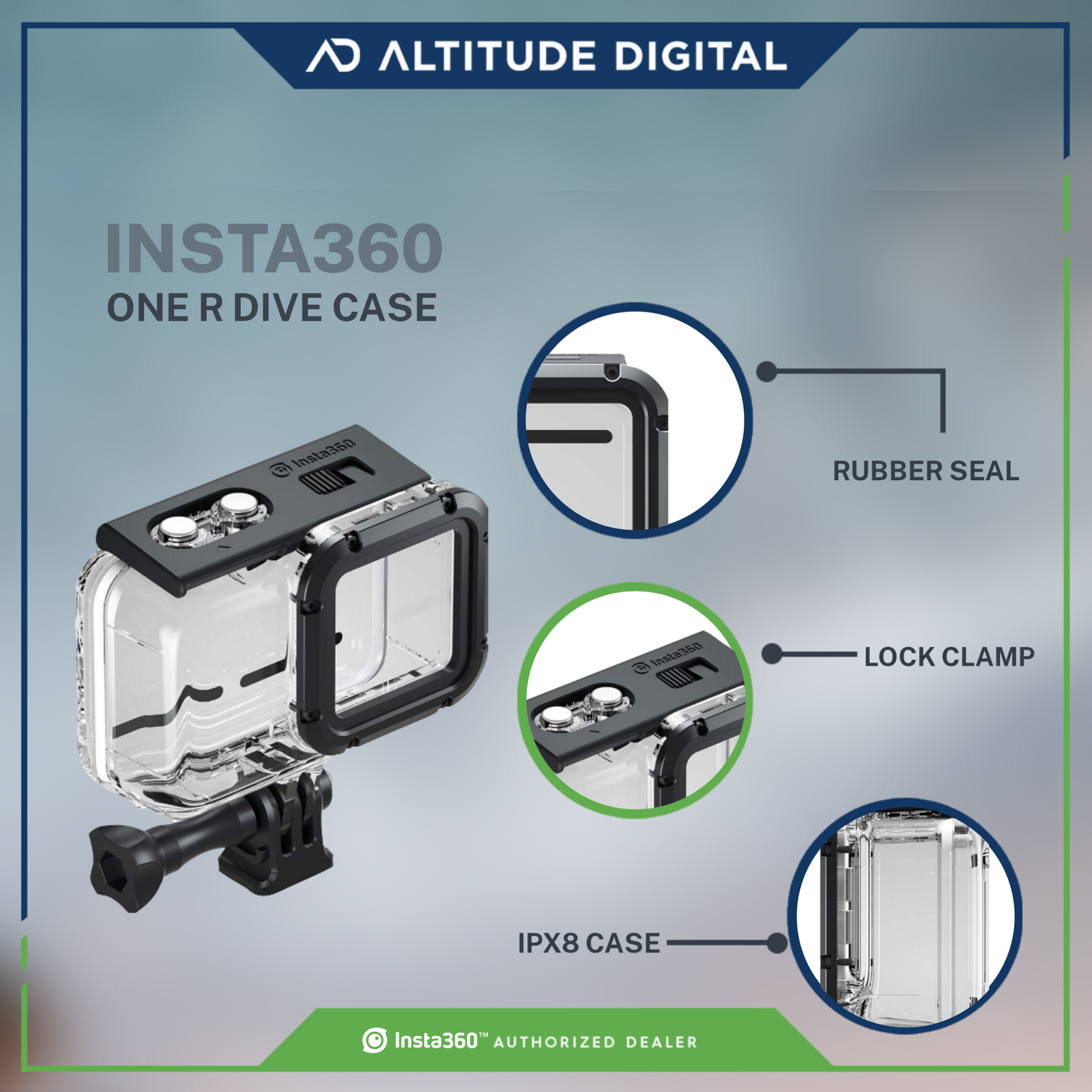 Insta360 ONE R Dive Case for 4K Wide Angle Mod